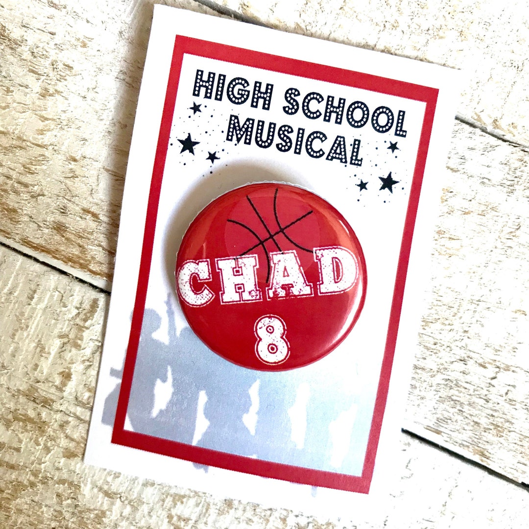 Chad High School Musical Inspired Pin, Magnet, Button, Musical Theatre ...