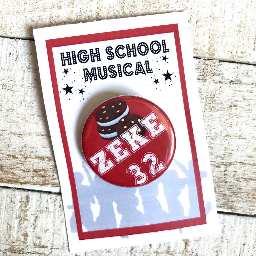 Zeke Baylor High School Musical Inspired Pin, Magnet, Button, Musical ...