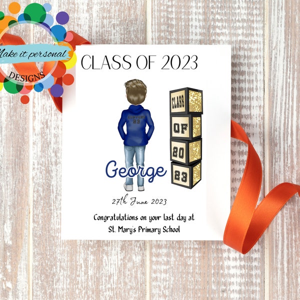 School Leavers Card - Etsy UK