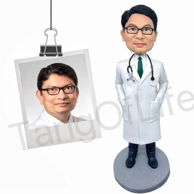 Custom Bobblehead Figurines Medical Doctor With Stethoscope, Christmas ...