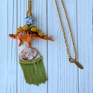 Lenora Dame Megan the Stegosaurus Pendant Necklace - Etsy