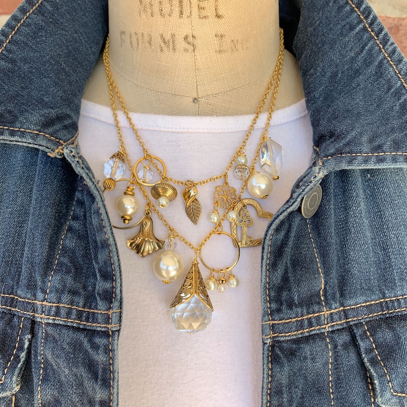 Charm Necklace - Etsy