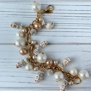 Lenora Dame Corpse Bride Skull Charm Bracelet - Etsy