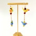 Lenora Dame Glass Bird Earrings - Etsy