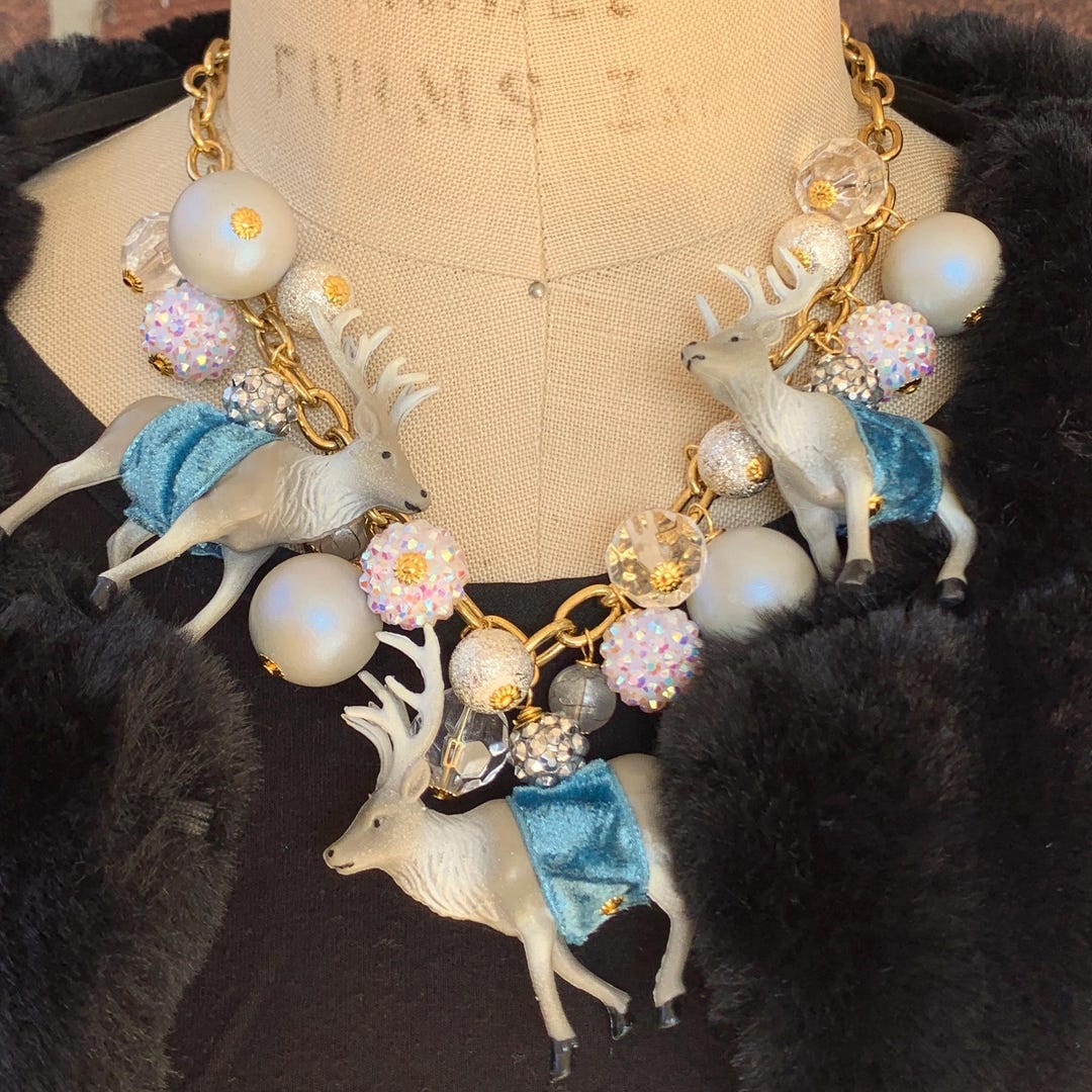 Lenora Dame Winter Wonderland Christmas Necklace - Etsy