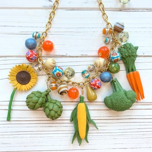 Lenora Dame Vegetable Garden Necklace - Etsy