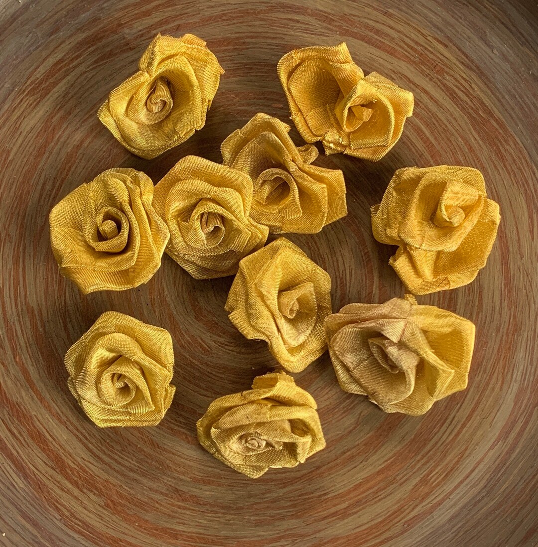 Lenora Dame Raw Materials 10pcs Brass Mesh Wire Rose Flower 30mm ...