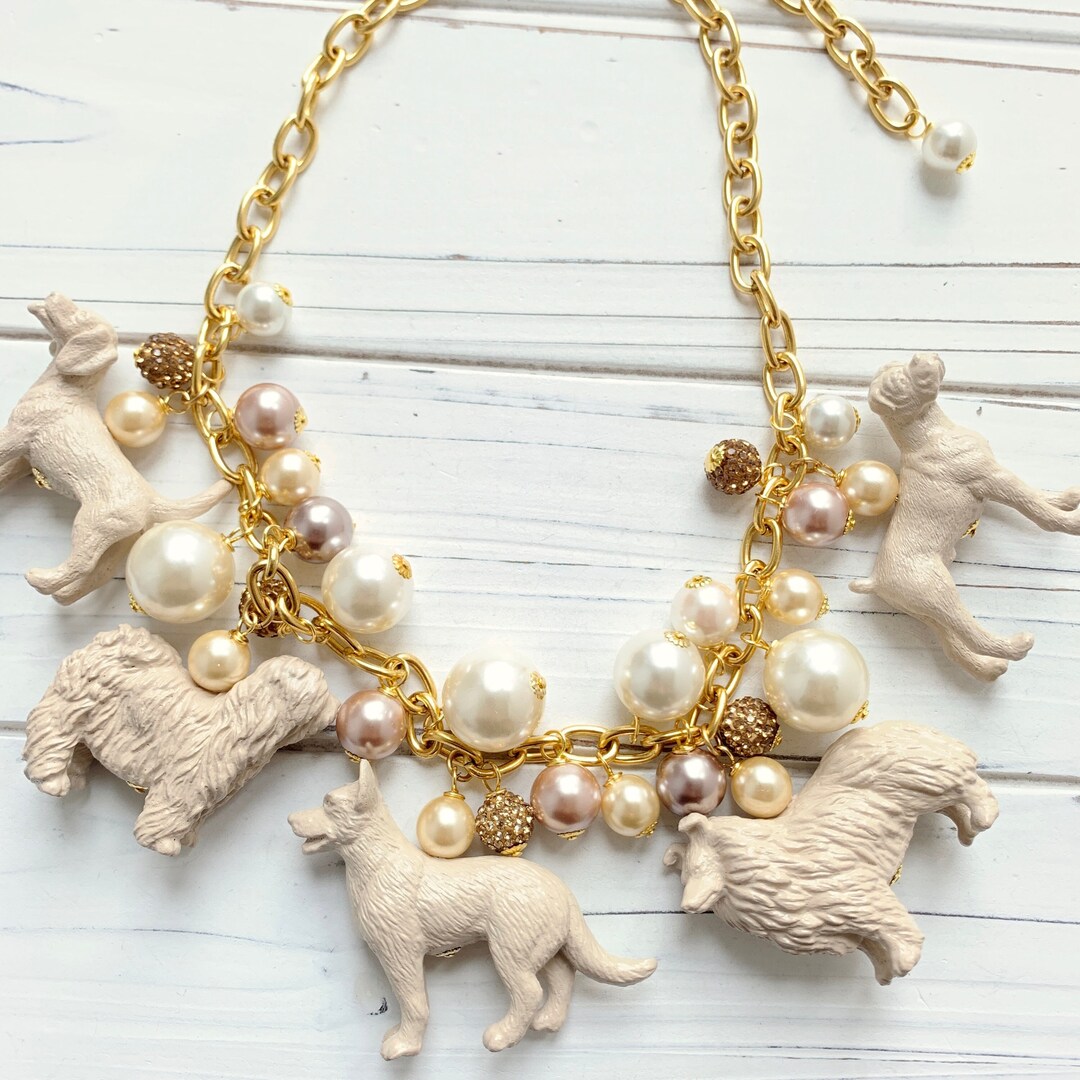 Lenora Dame Pearl Must Love Dogs Necklace - Etsy
