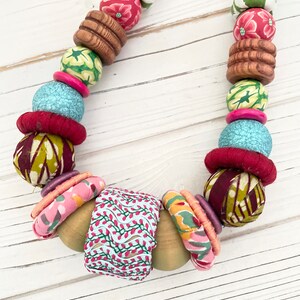 Lenora Dame Mixed Media Queen Mum Necklace - Etsy