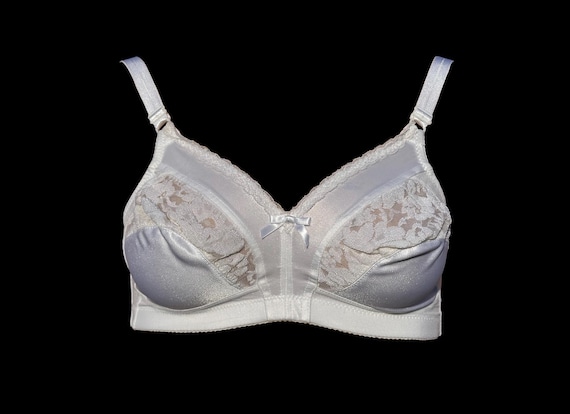 Vintage Bra Deadstock Lingerie Silk Bralette Madonna … - Gem