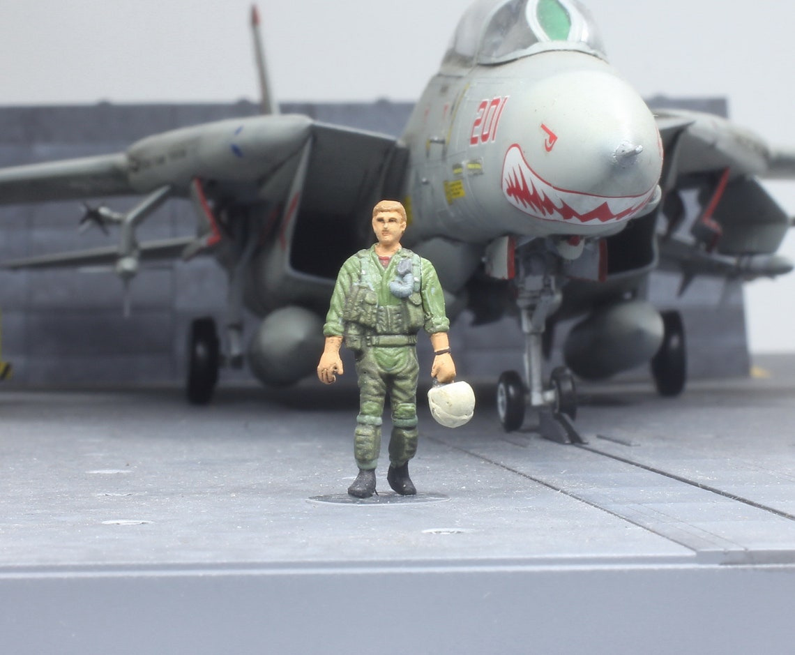 Painted Figures Modern US Navy Pilots 02 Figures 1:72 built - Etsy