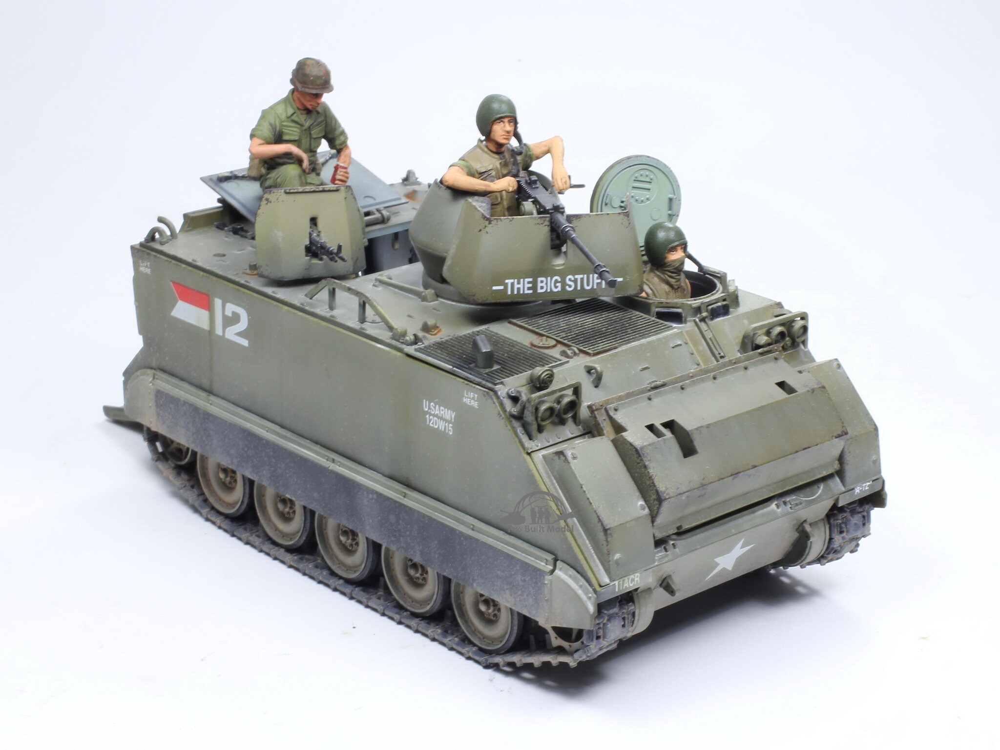 US M113A1 APC /w 04 Crews & 01 Civilian Girl (full Interior Details ...