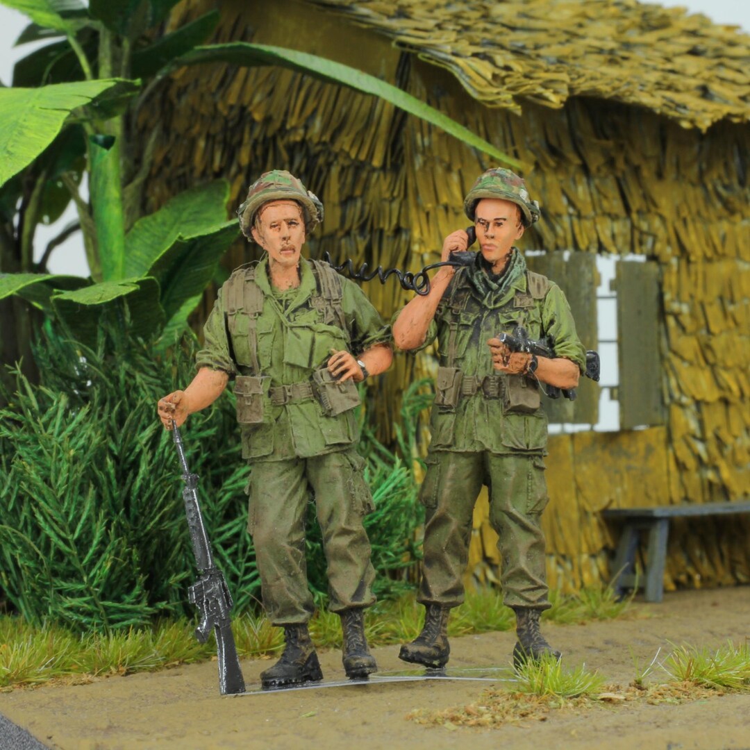 Painted Figures US Army RTO Team (02 Figures, Base Not Included) in ...