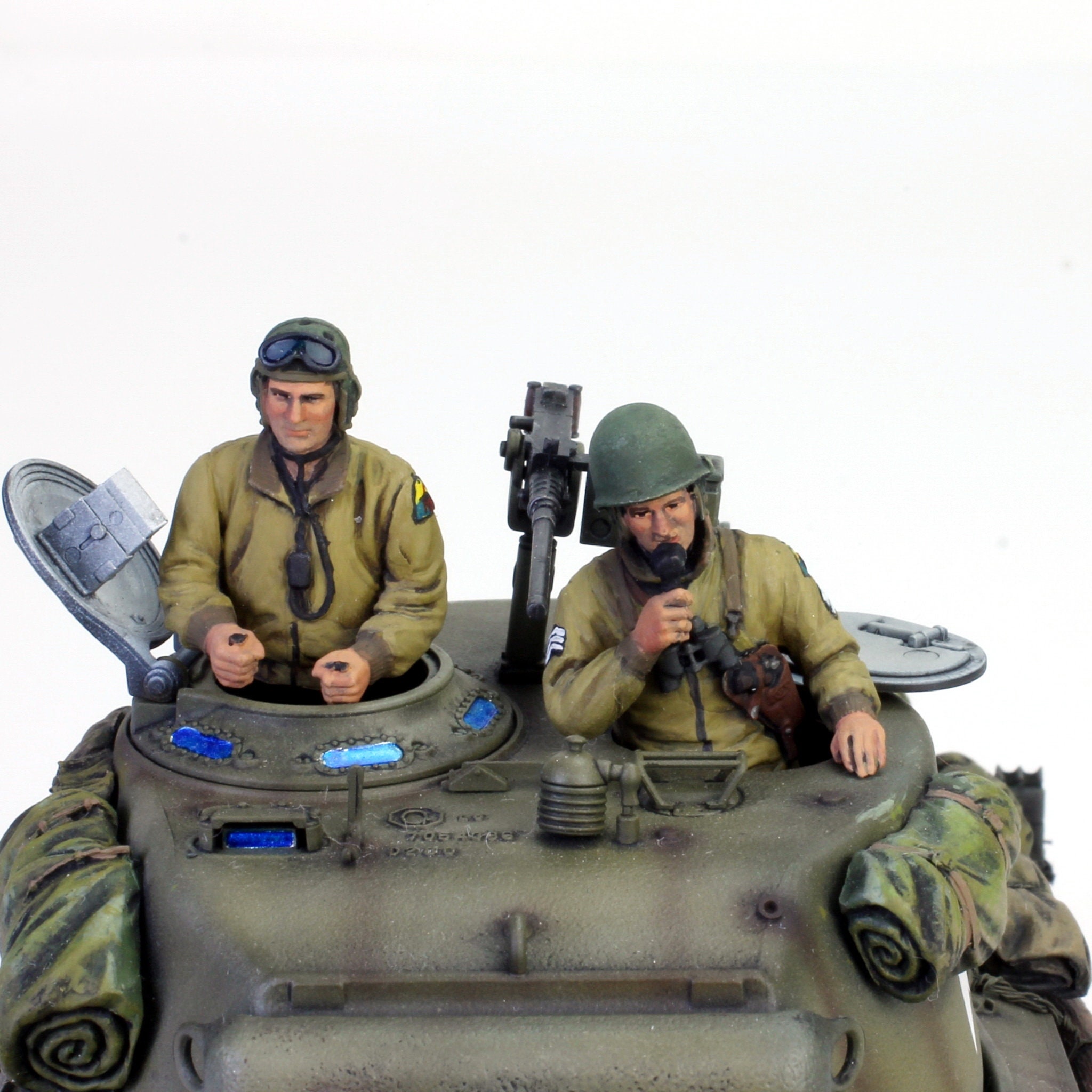 Propainted Figures US Tank Crews European Theater WWII 05 Figures, Tank ...