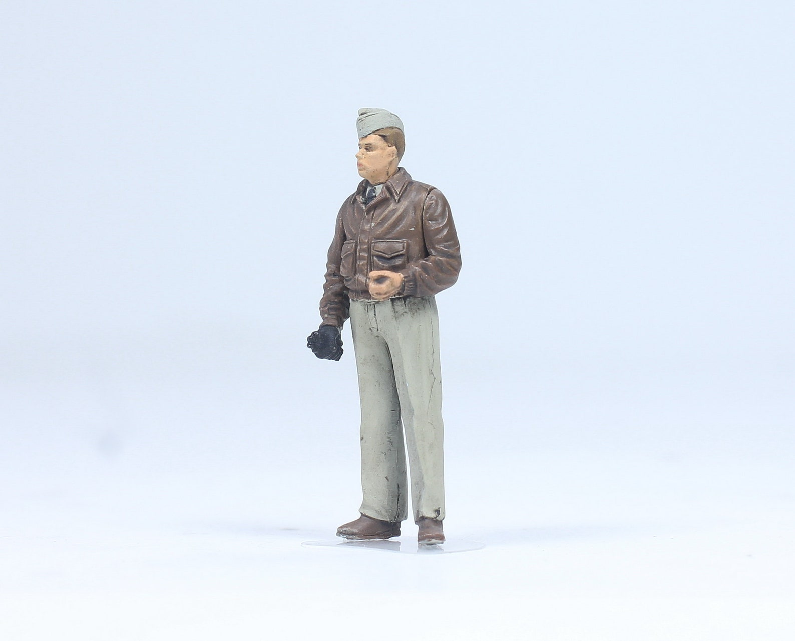 Painted Figure USAAF Pilot WWII 1:48 (built and Painted by Professional ...