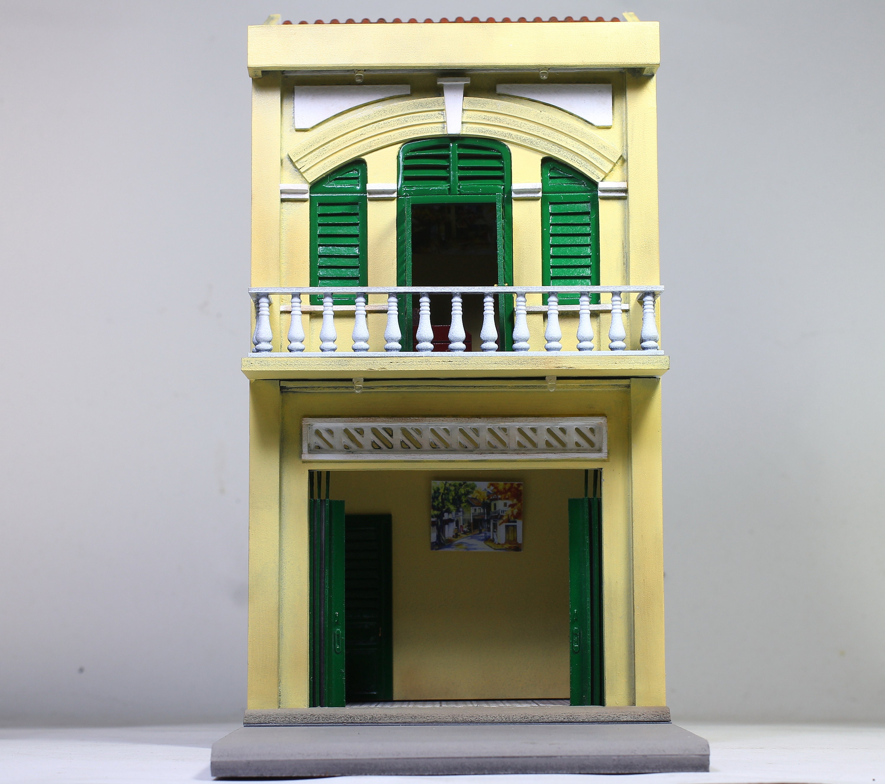 Pre-order Built Model Saigon House (no.2) for Vietnam War Diorama 1:35 ...