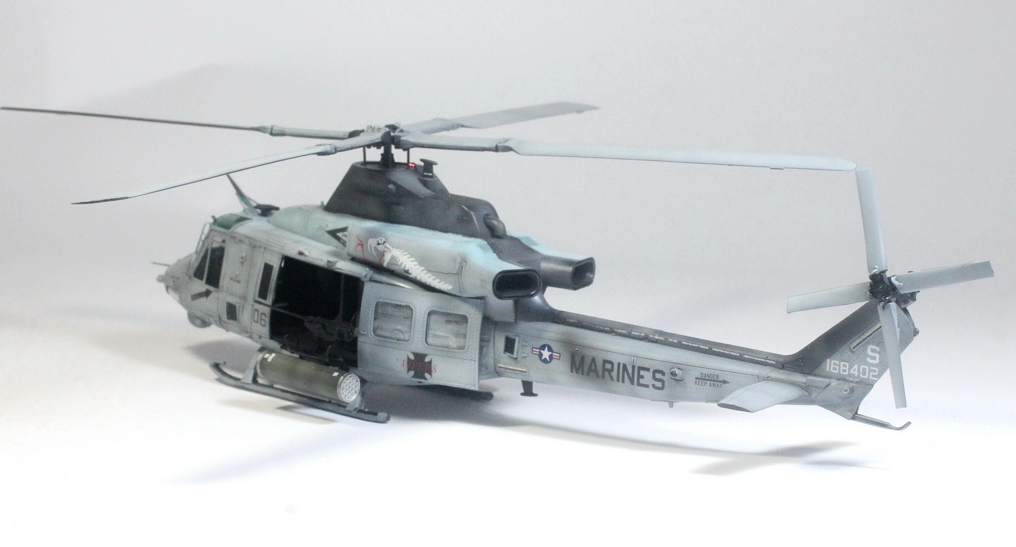 Handmade USMC UH-1Y Venom Model Helicopter 1:48 Scale - Etsy