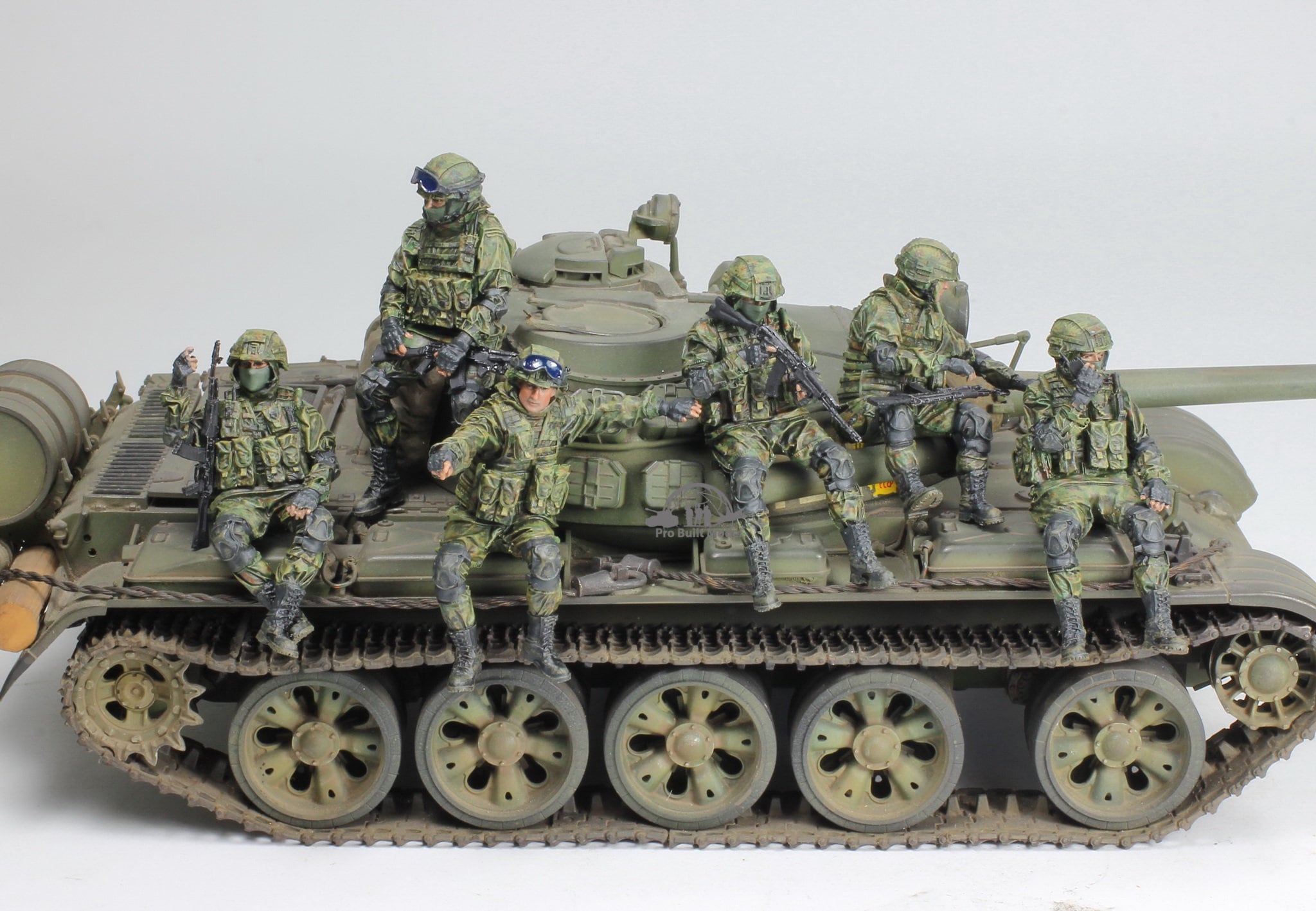 Painted Figure Russian Tank Riders 06 Figures Modern War 1:35 Scale ...