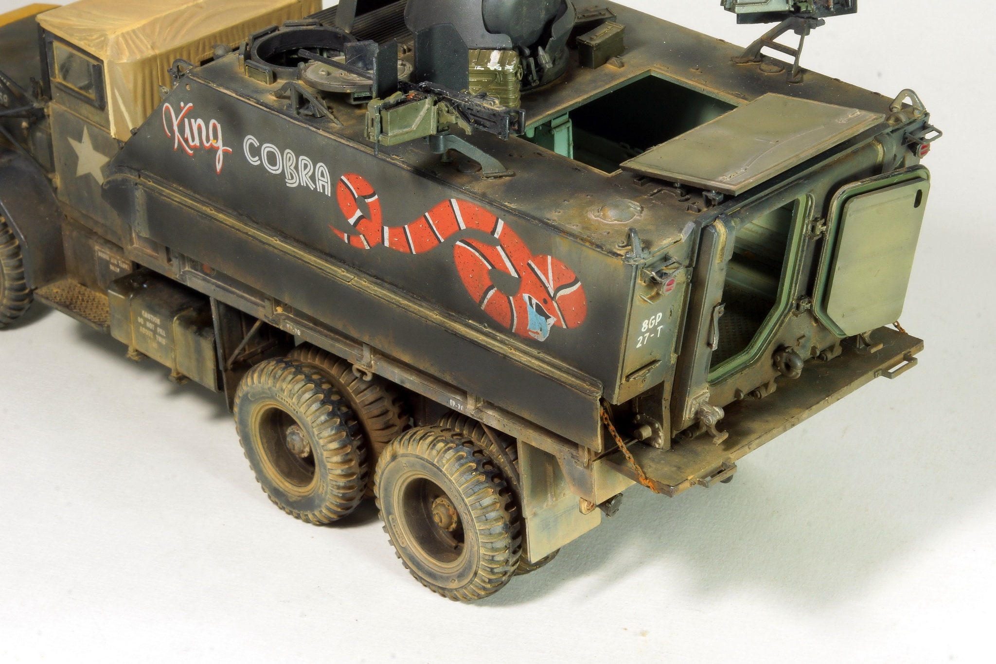 Probuilt Model US Army Gun Truck King Cobra M54 M113 - Etsy