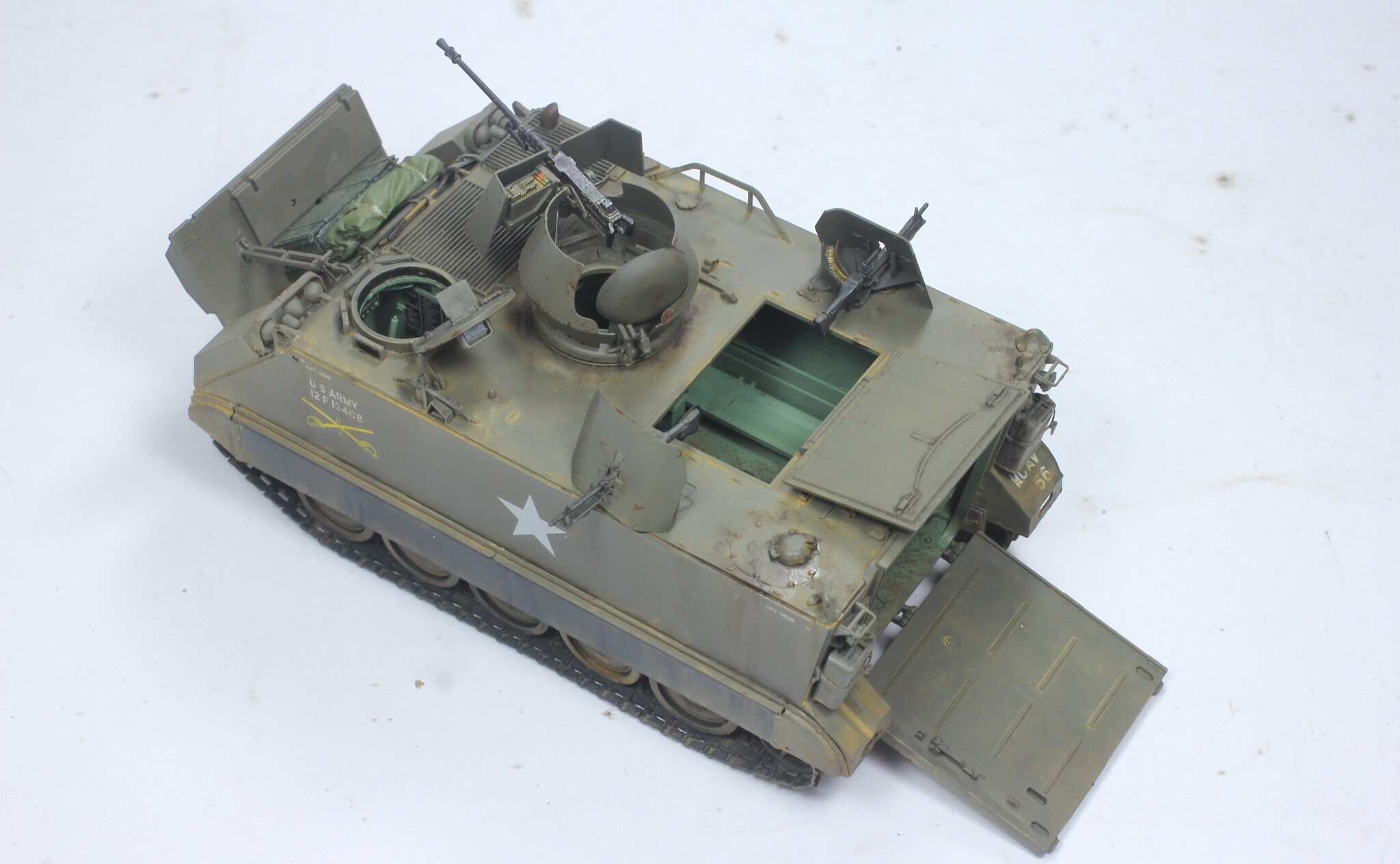 US M113A1 ACAV interior Detail Vietnam War 1:35 built and Painted by ...
