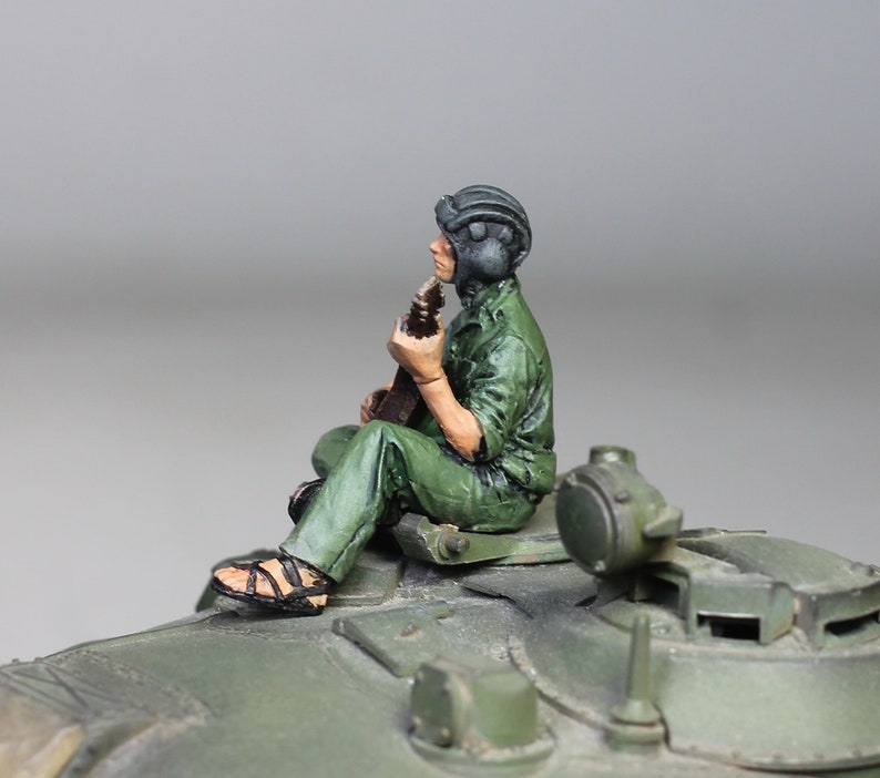 Painted Figure NVA Tank Crew Vietnam War 1:35 Scale built and - Etsy ...