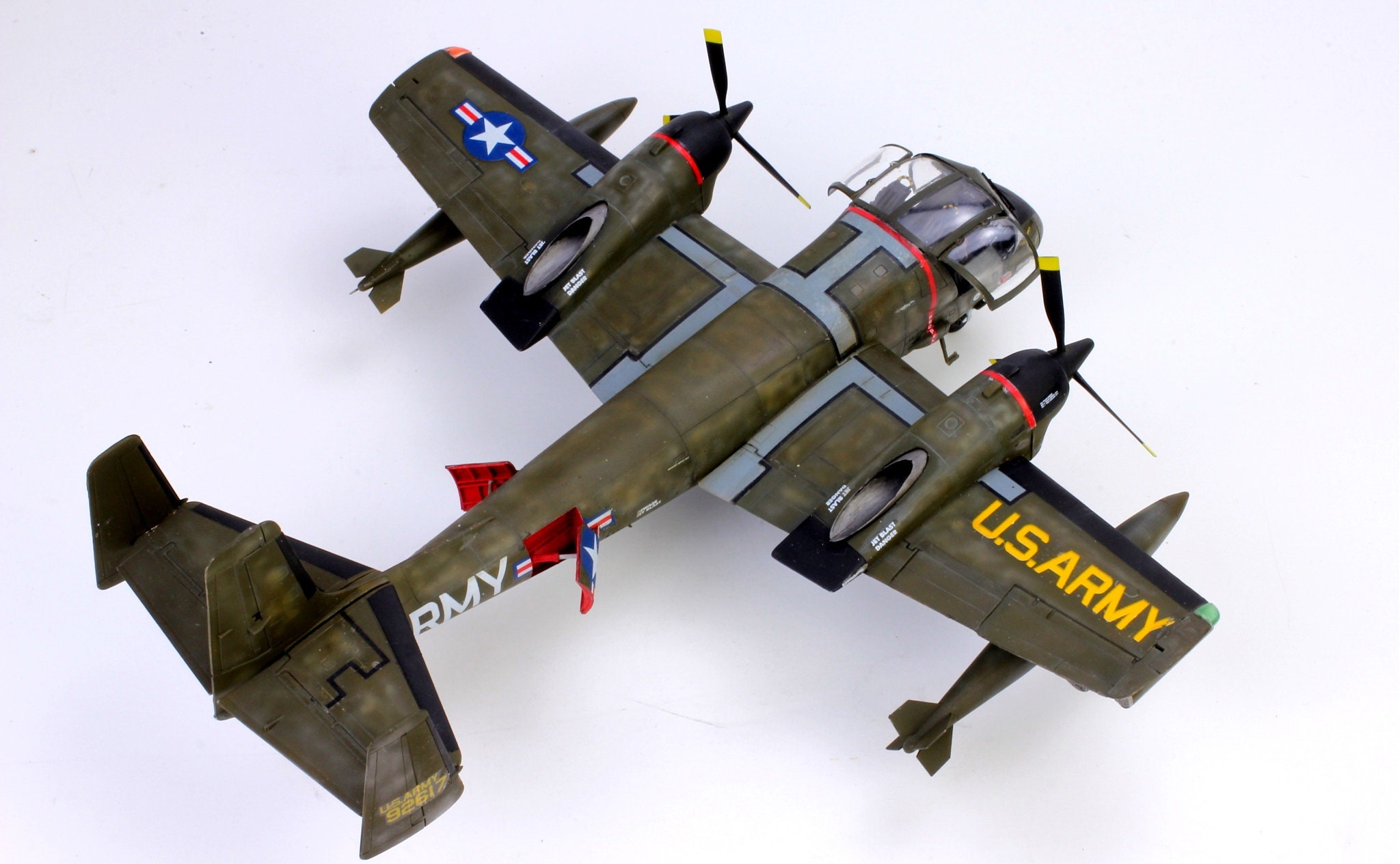 Handmade US Army OV-1C Mohawk Model: Vietnam War Plane (1/48) - Etsy