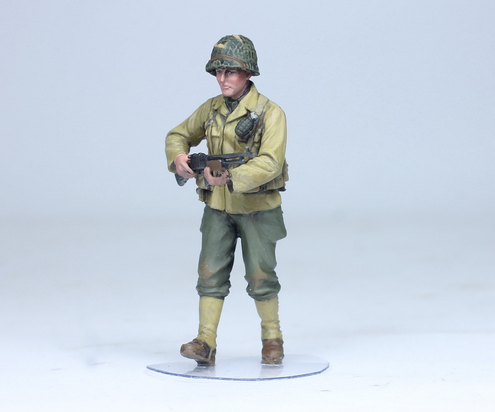 Painted Figures US Soldiers Infantry 04 Figures European WW2 1:35 Scale ...