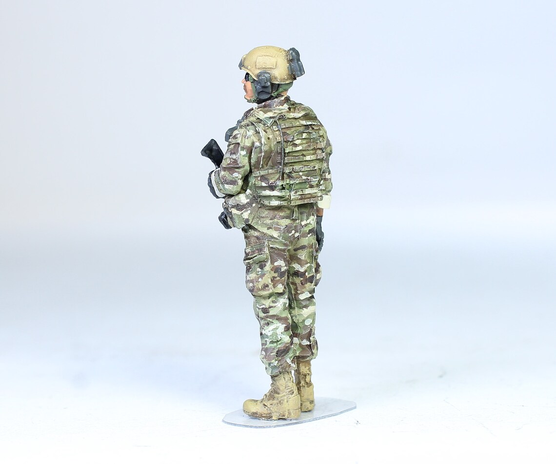 Painted Figure US Navy Seal Special Force in Multicam Camouflage ...