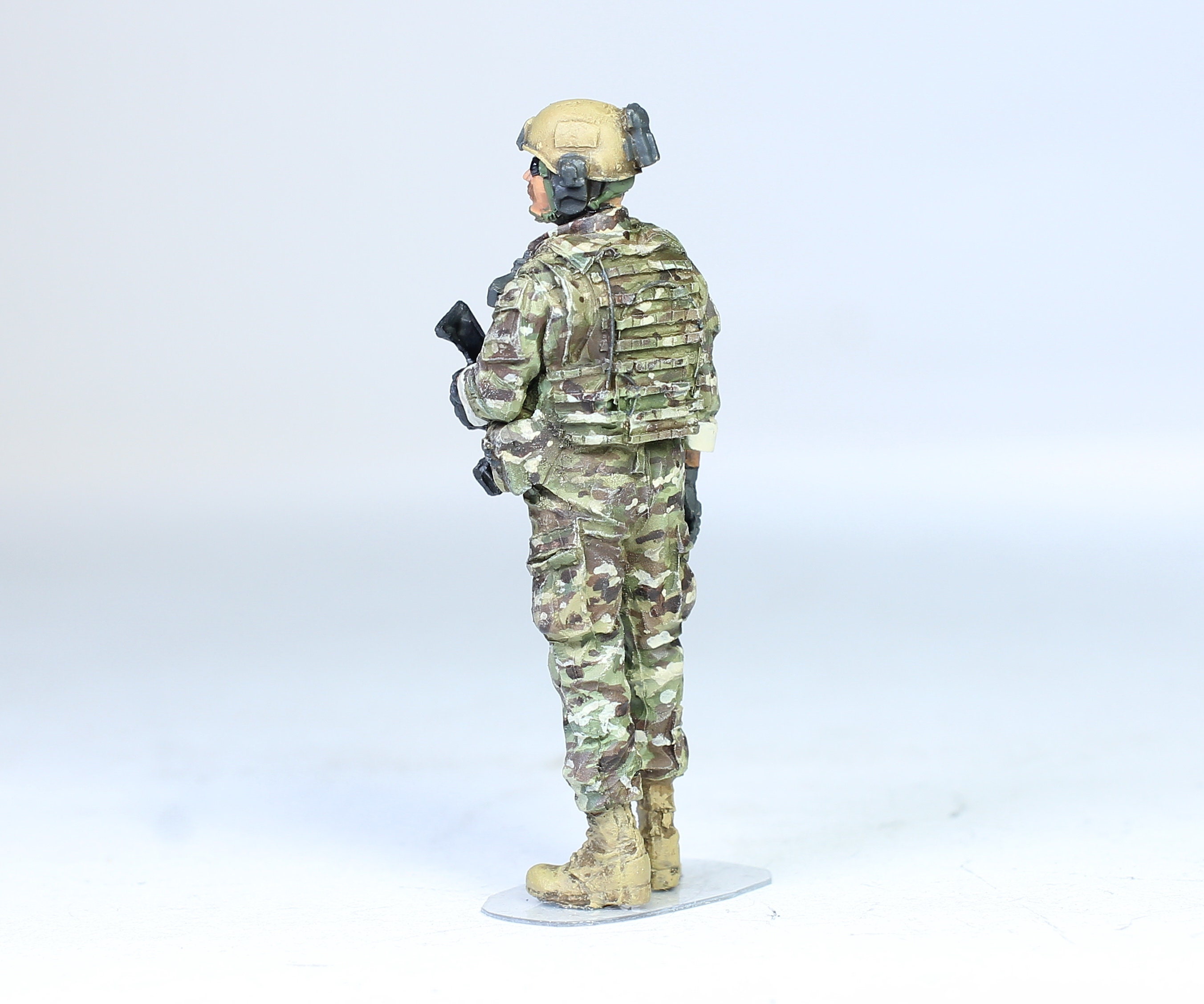 Painted Figure US Navy Seal Special Force in Multicam Camouflage ...