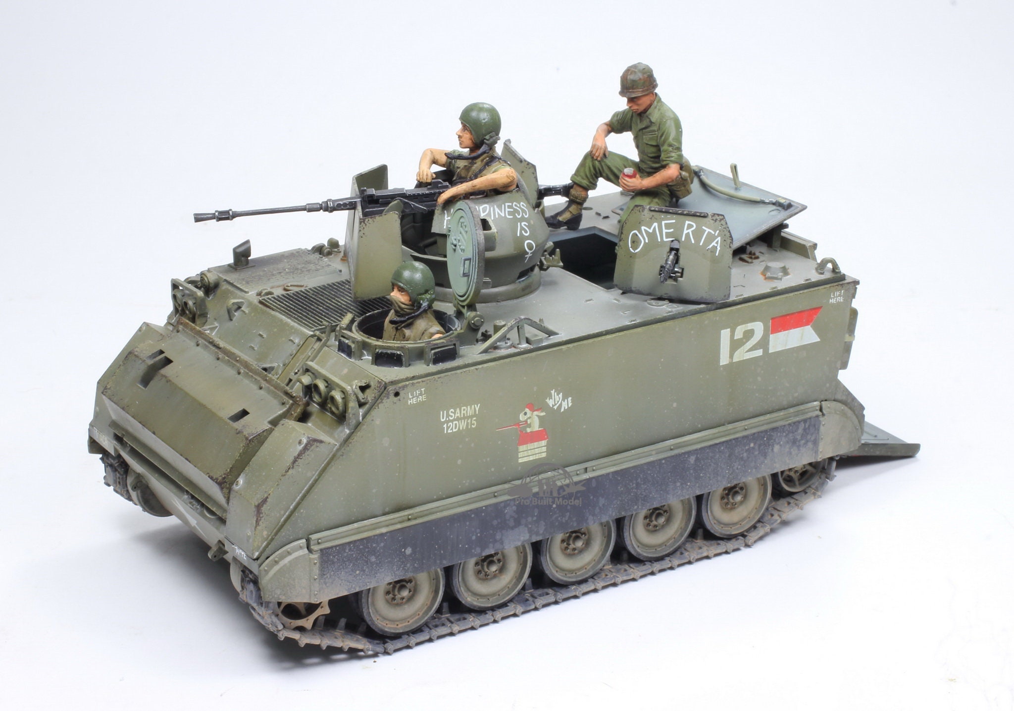 US M113A1 APC /w 04 Crews & 01 Civilian Girl (full Interior Details ...