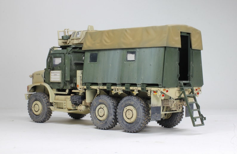 Pre-order 1:35 Probuilt Model US Army MTVR Truck With Armor Protection ...