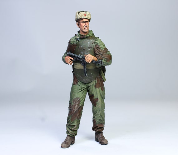 Painted Figure Soviet Soldier Elite Assault Troops WW2 1:16 | Etsy