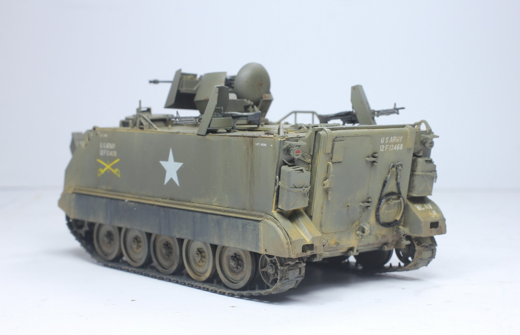 US M113A1 ACAV interior Detail Vietnam War 1:35 built and Painted by ...
