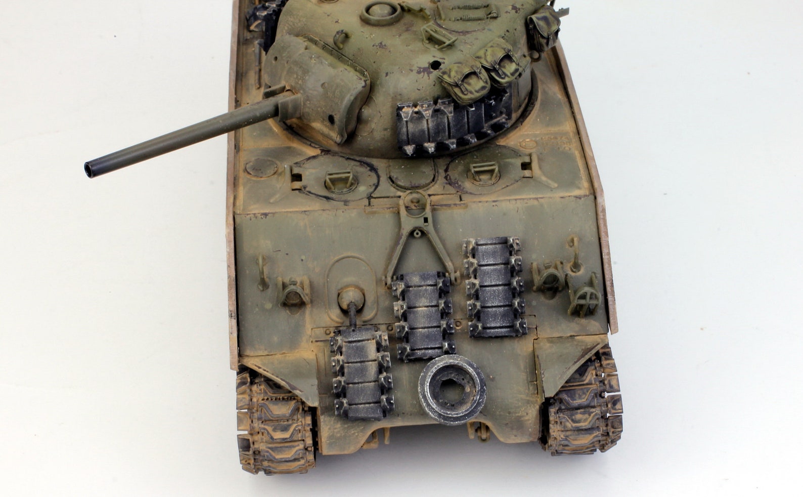 Probuilt Model USMC M4A2 Late PTO Sherman Medium Tank WW2 1:35 built ...