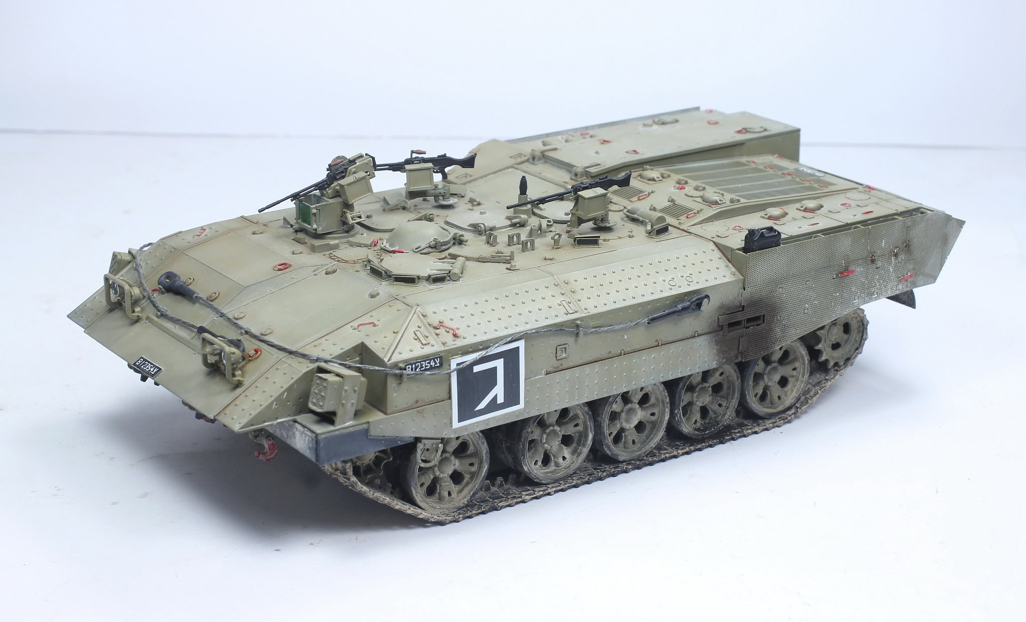 Pro Built Model IDF Israel Heavy Armoured Personnel Carrier Achzarit ...