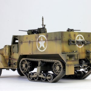 Probuilt 1:35 Scale M2A1 Half Track Model - WWII US Army - Etsy