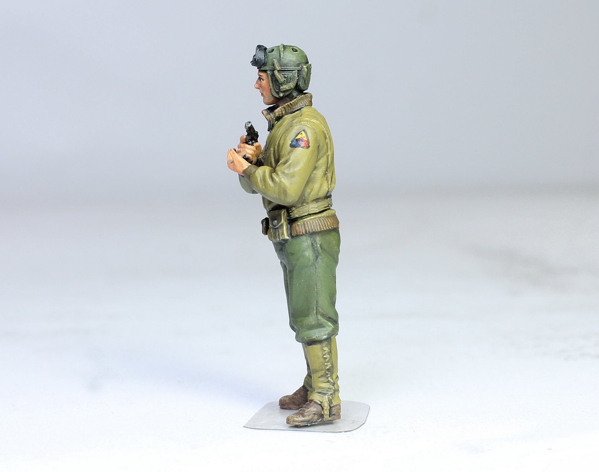 Painted Figure US Tank Commander, European Theater WWII 1:35 Scale ...