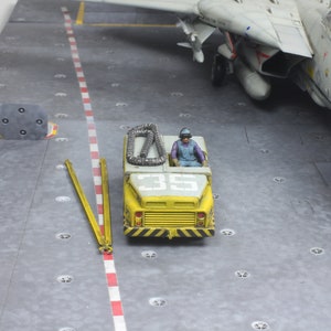 US Navy Flight Deck Tractor Model 1:72 Scale - Built & Painted - Etsy