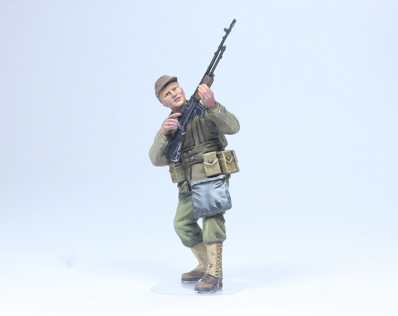 Painted Figures US Ranger Infantry 04 Figures Normandy 1944 WW2 1:35 ...