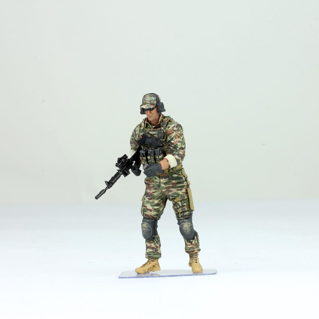 Propainted Figure 1:35 US Navy Seal Special Force in Multicam ...