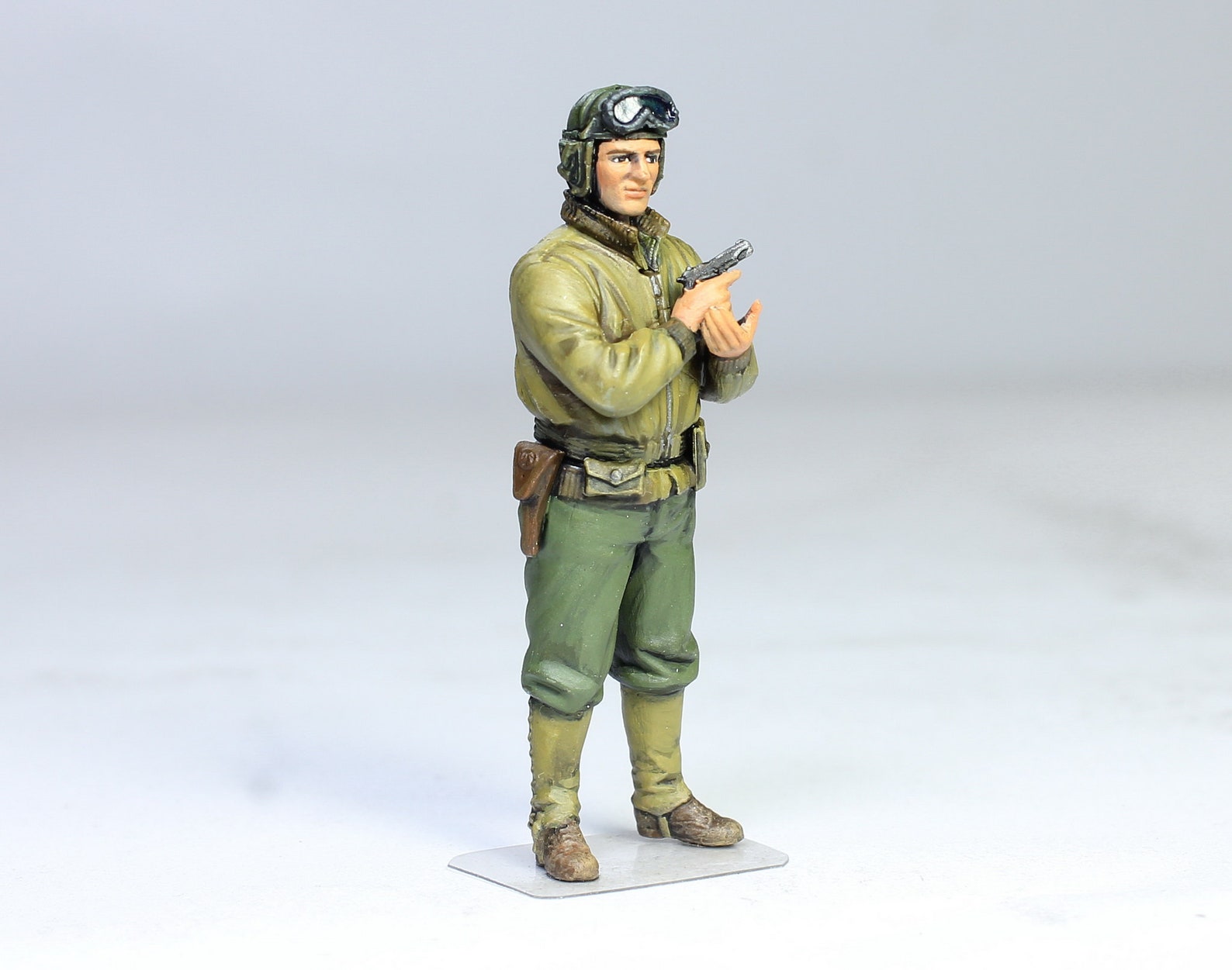 Painted Figure US Tank Commander, European Theater WWII 1:35 Scale ...