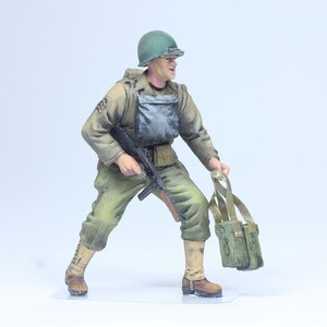 Painted Figures US Ranger Infantry (04 Figures) Normandy 1944 WW2 1:35 ...