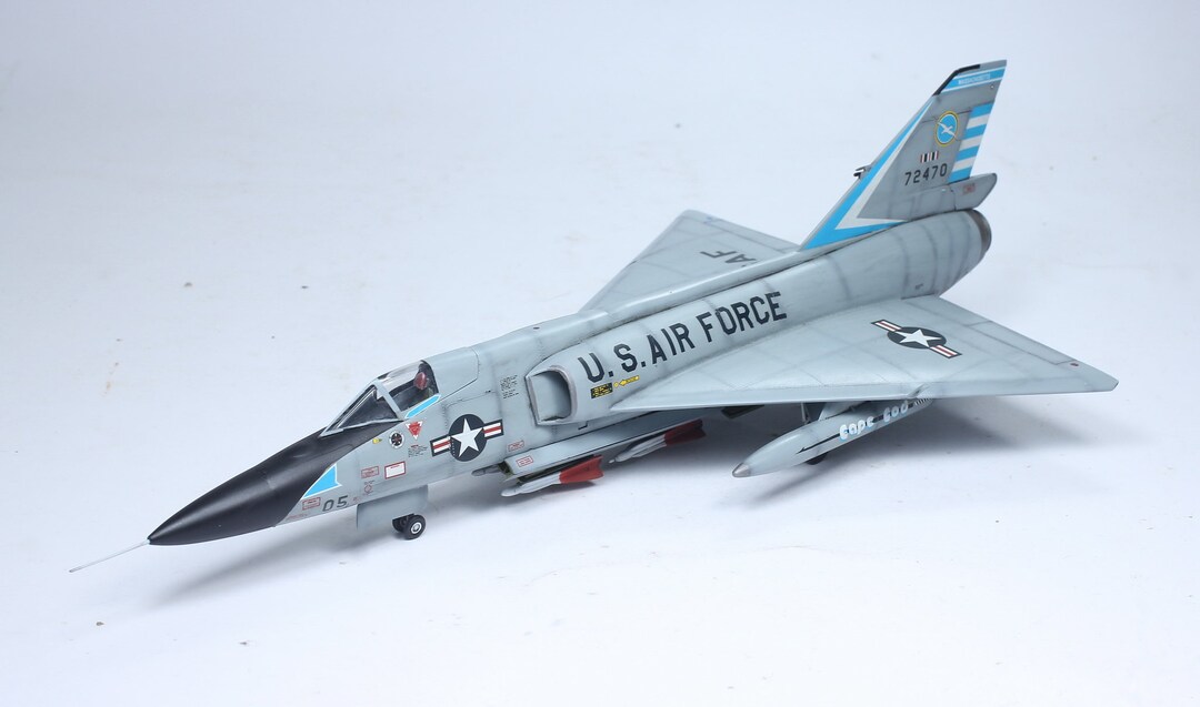 USAF F-106A Delta Dart Vietnam War 1:72 Pro Built Model (built and ...