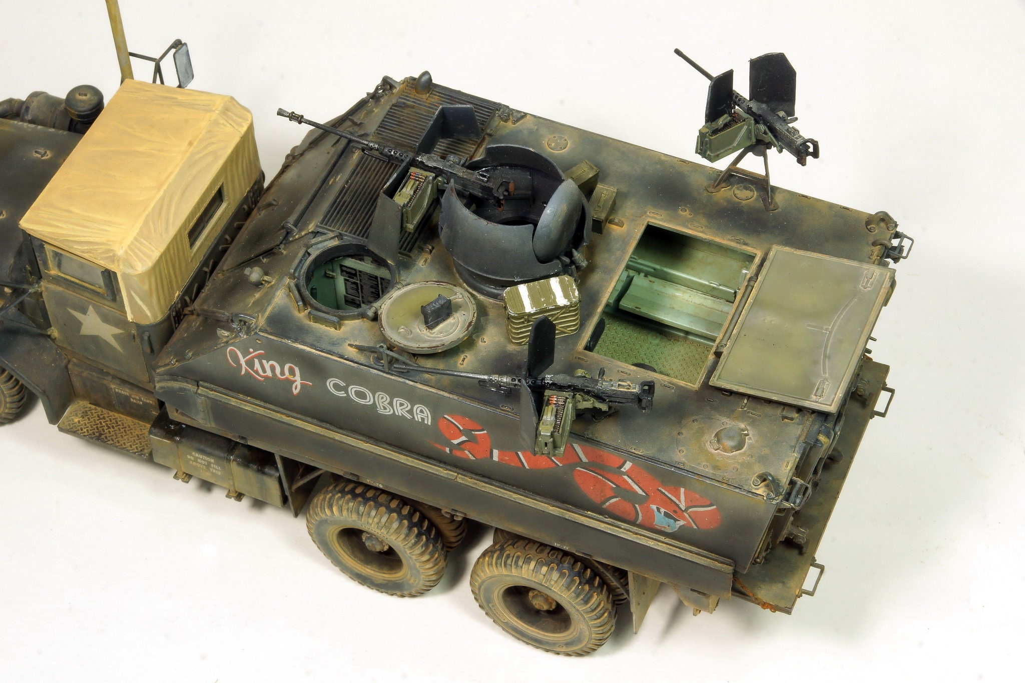 Probuilt Model US Army Gun Truck King Cobra M54 M113 - Etsy