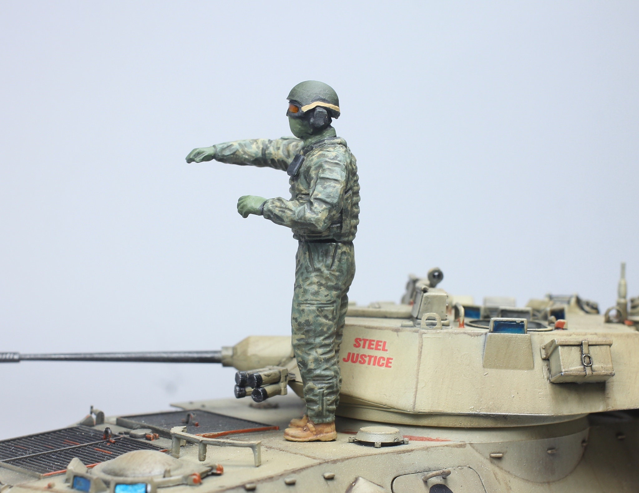 Painted Figure US Tank Crew Multicam Camouflage 1:35 Scale - Etsy