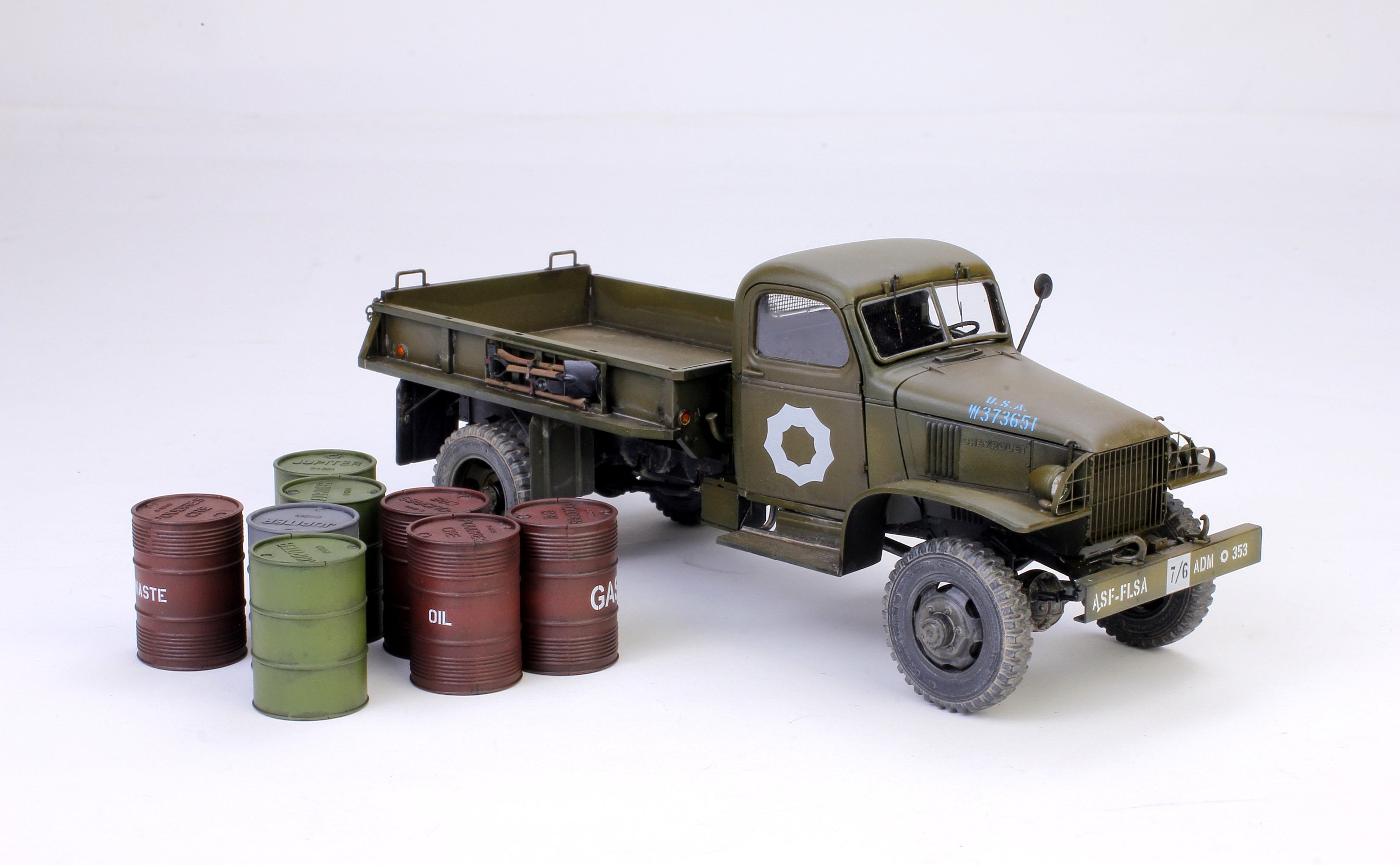 US Army G7107 4x4 15T Cargo Truck WW2 1:35 built and Painted - Etsy
