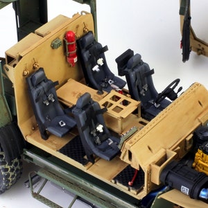 Probuilt Model 1:35 US Army M1240A1 M-ATV Modern Warfare (interior ...