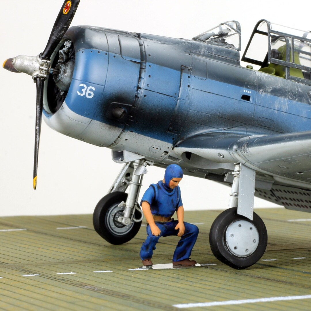 Pre-order Propainted 1:48 Figure US Navy Blue Deck Crew WWII (set 2) - Etsy