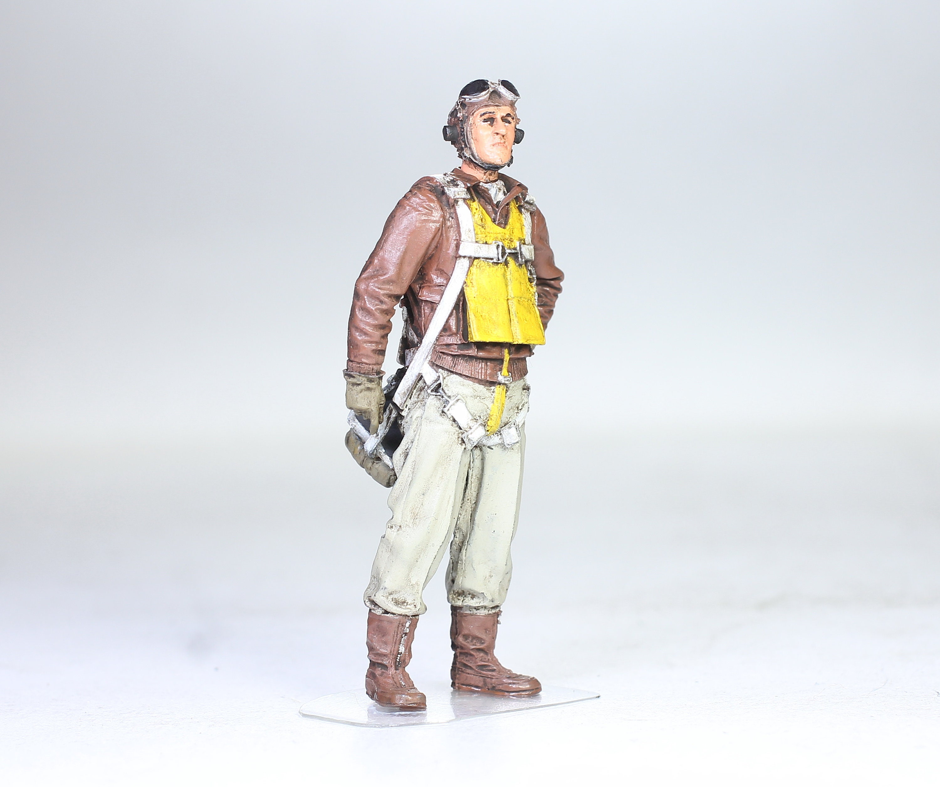 Painted Figure USAAF Pilot WWII 1:32 Scale built and Painted - Etsy