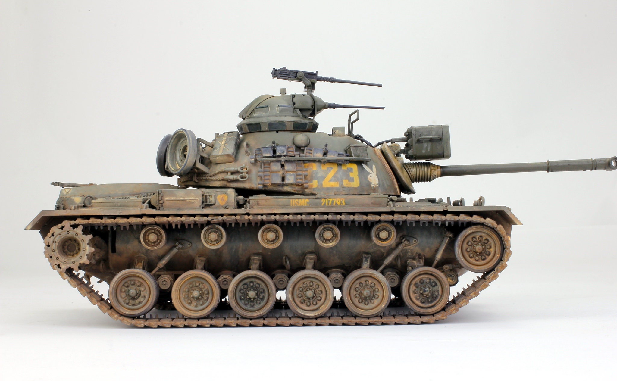 US Army M48A1 Patton Vietnam War 1:35 built and Painted by Professional ...